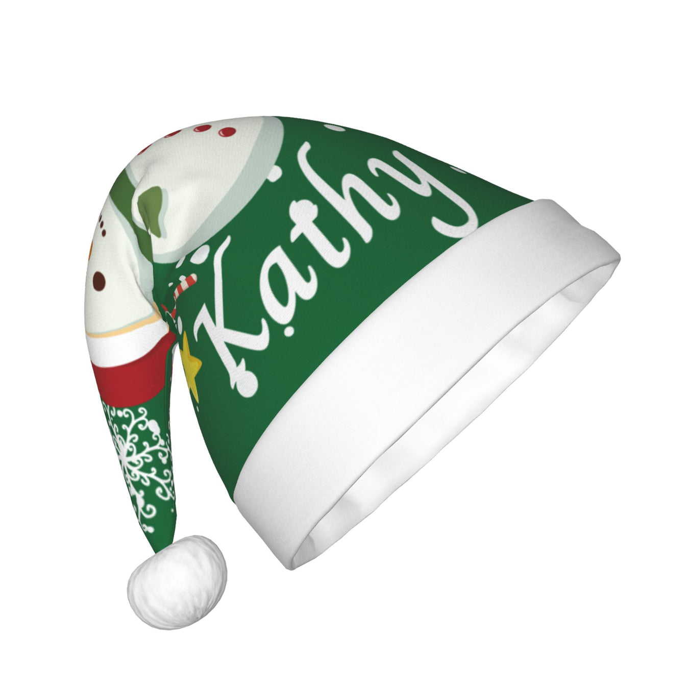 Personalized Christmas Hat for Girls Boys Kids with Name (Snowman ...